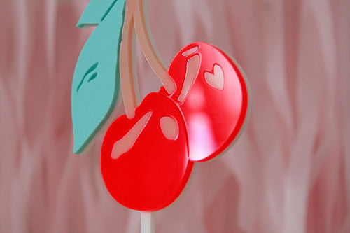 Cherry Bomb Cake Topper – Hitched